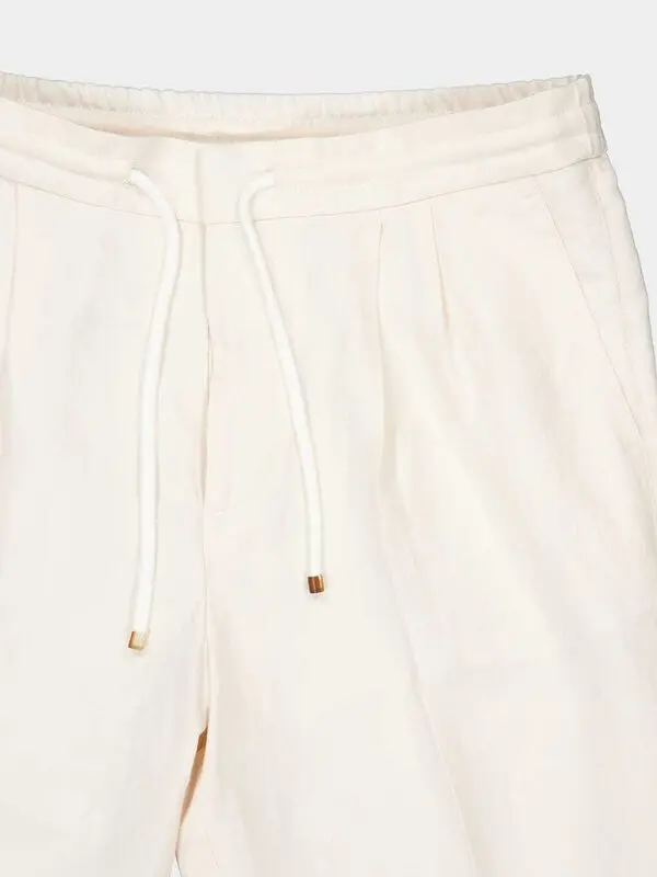 Brunello Cucinelli Drawstring Tapered Leg Trousers - No