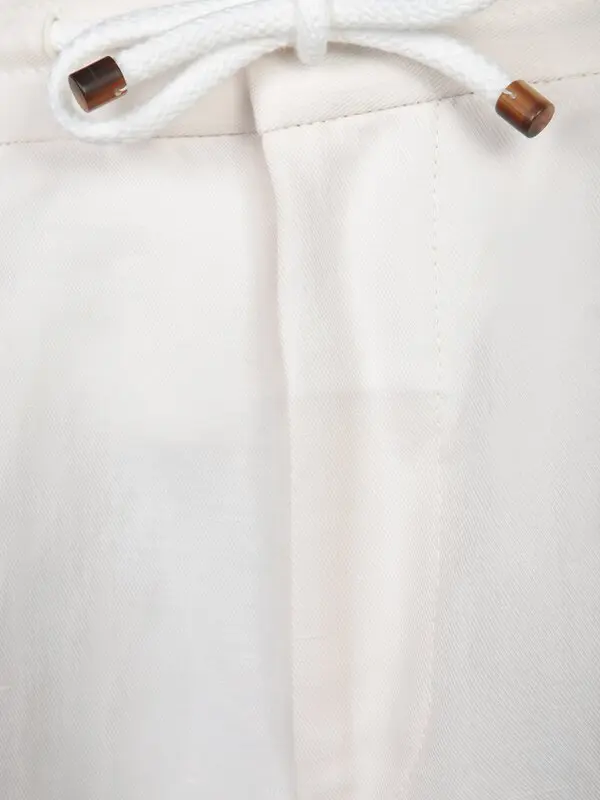 Brunello Cucinelli Drawstring Tapered Leg Trousers - No