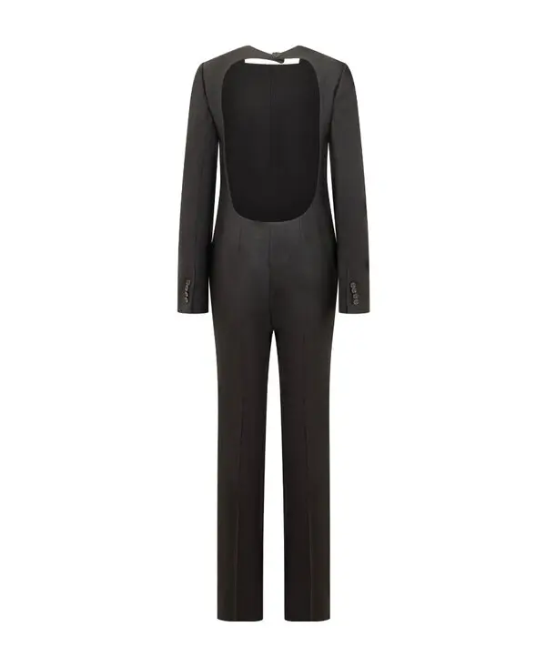 COURREGES Courrèges Embroidered Logo Long-sleeved Jumpsuit