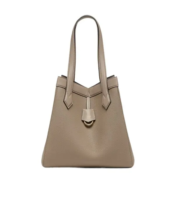 Fendi Origami Medium Tote Bag - Gray