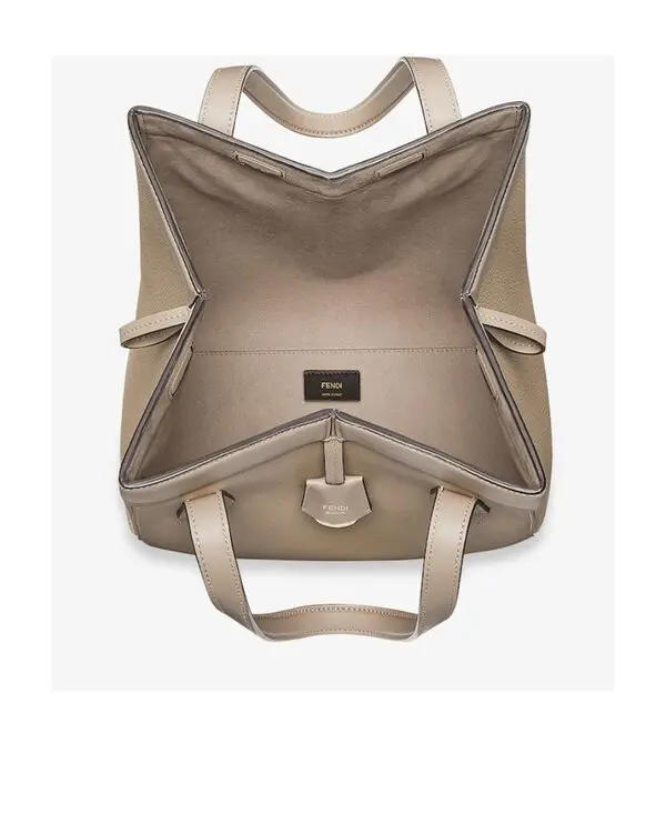 Fendi Origami Medium Tote Bag - Gray