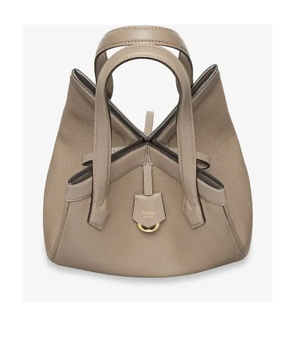 Fendi Origami Medium Tote Bag - Gray