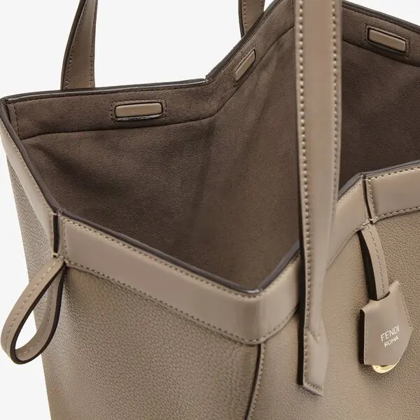 Fendi Origami Medium Tote Bag - Gray