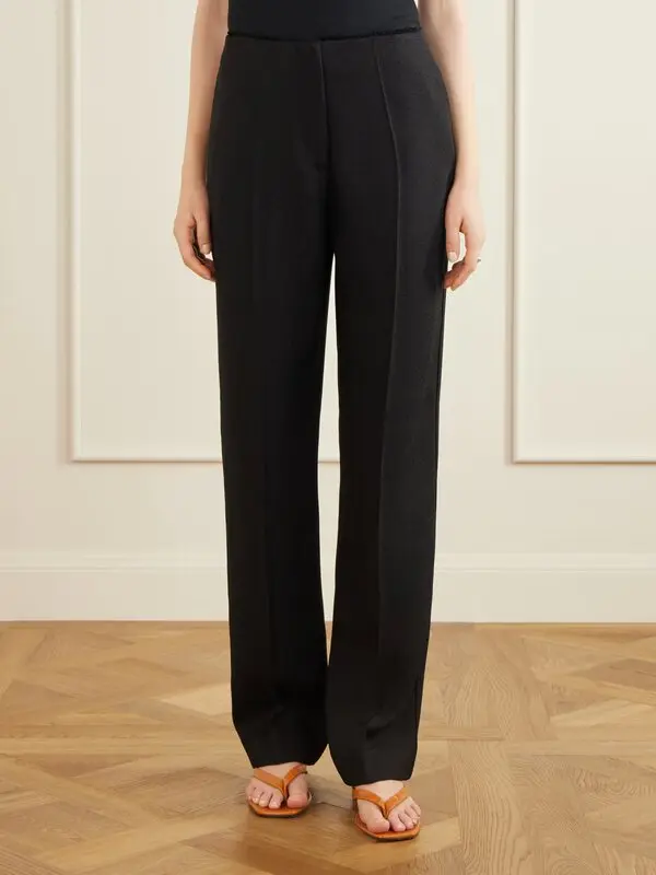 Tove Oran Straight-leg Crepe Trousers