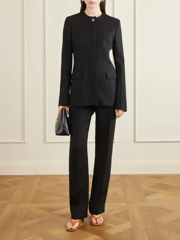 Tove Oran Straight-leg Crepe Trousers