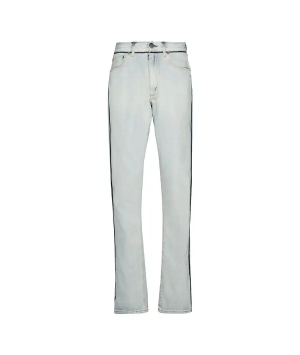 MAISON MARGIELA Light Wash Detailed Jeans - Blue