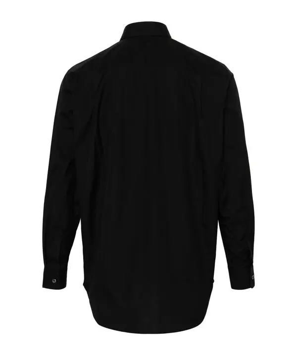 Play Comme Des Garcon Heart-patch Poplin Shirt