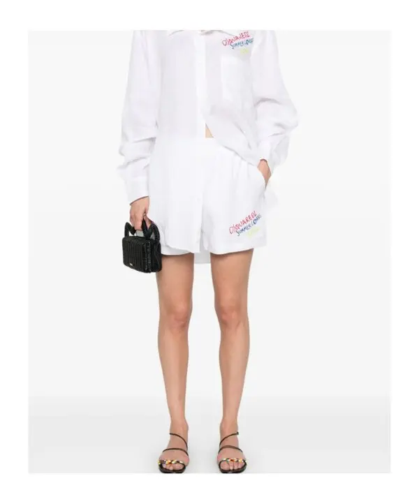 Dsquared2 Baggy Fit Embroidered Shorts