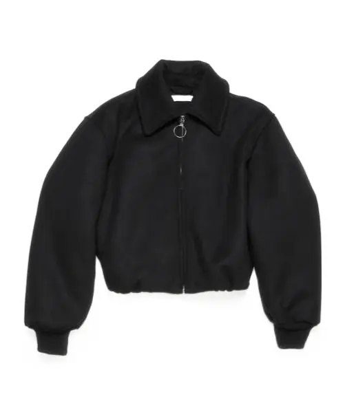 Acne Studios Zip-up Bomber Jacket With Lapel