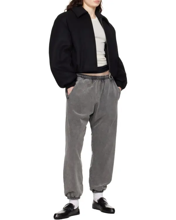 Acne Studios Zip-up Bomber Jacket With Lapel