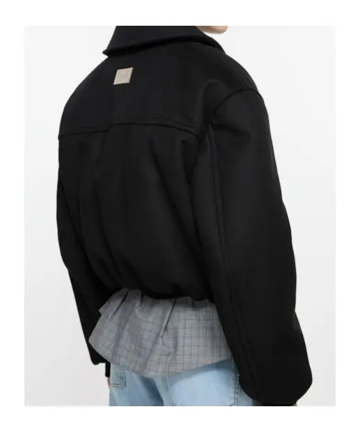 Acne Studios Zip-up Bomber Jacket With Lapel