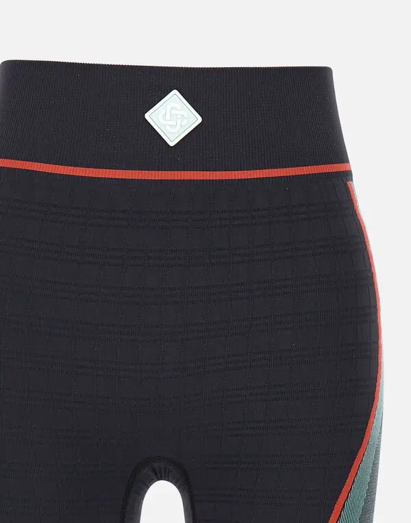 Casablanca Seamless Sports Shorts With Graphic Pattern