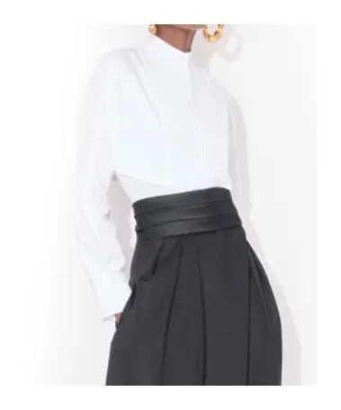 Alaïa Layered Poplin Shirt