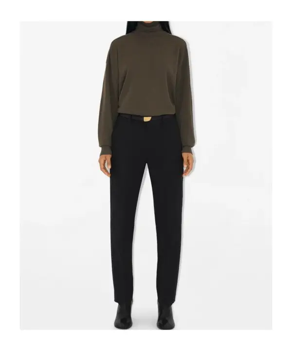 Burberry Equestrian Knight Motif Roll-neck Jumper