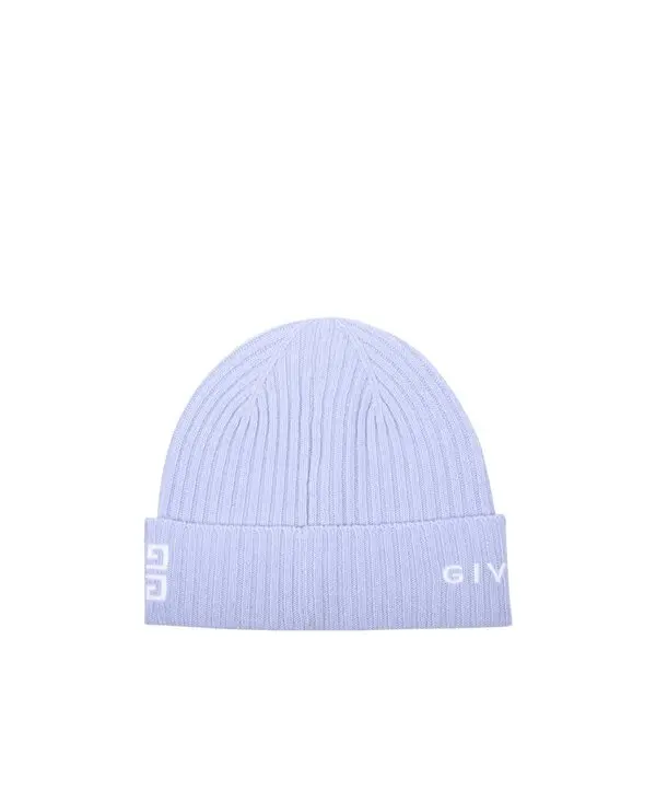 Givenchy Logo Beanie - Blue
