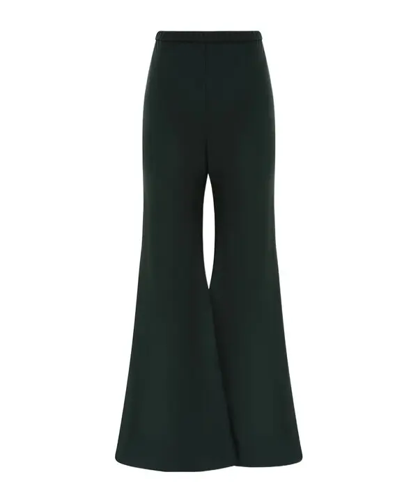Zimmermann Eden Slouch Flare Pants - Deep Green