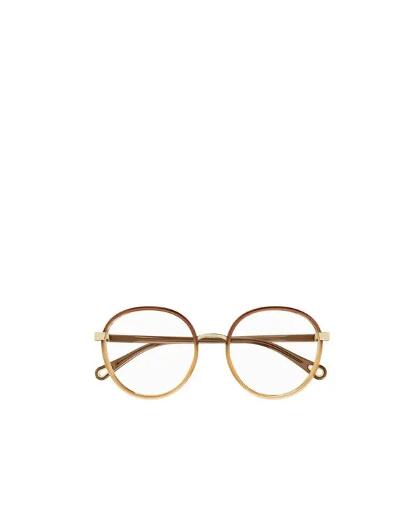 Chloé Round Frame Glasses - Brown