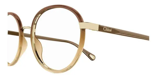 Chloé Round Frame Glasses - Brown