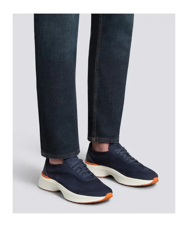 Santoni Bounce Lace-up Sneakers - Blue