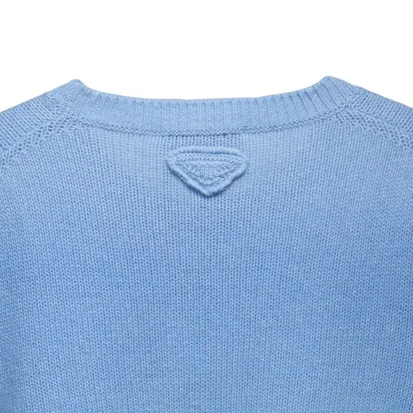 Prada Long-sleeved Crewneck Knitted Jumper