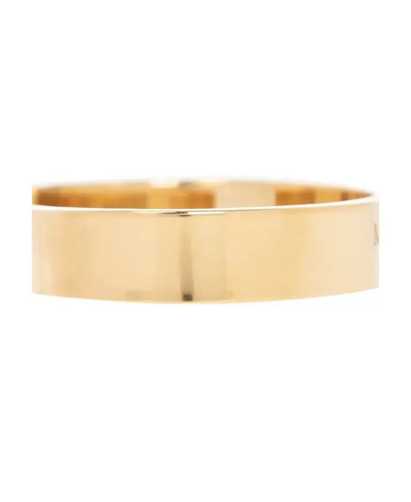 MAISON MARGIELA Logo Engraved Cuff Bracelet