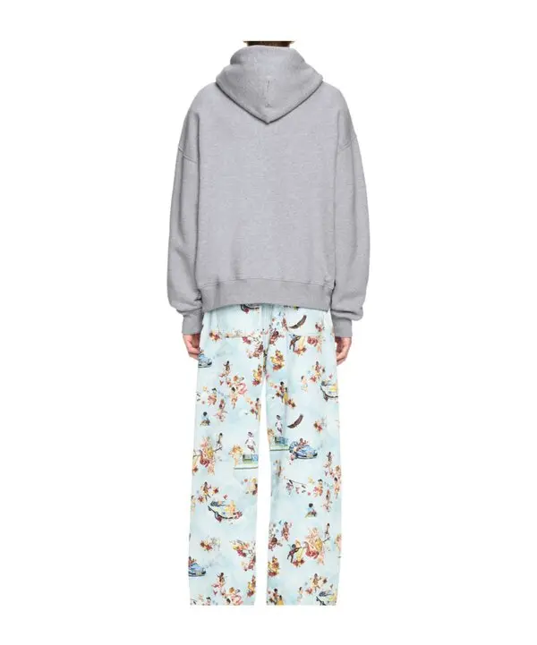Off-White Fresco" Drawstring Hoodie