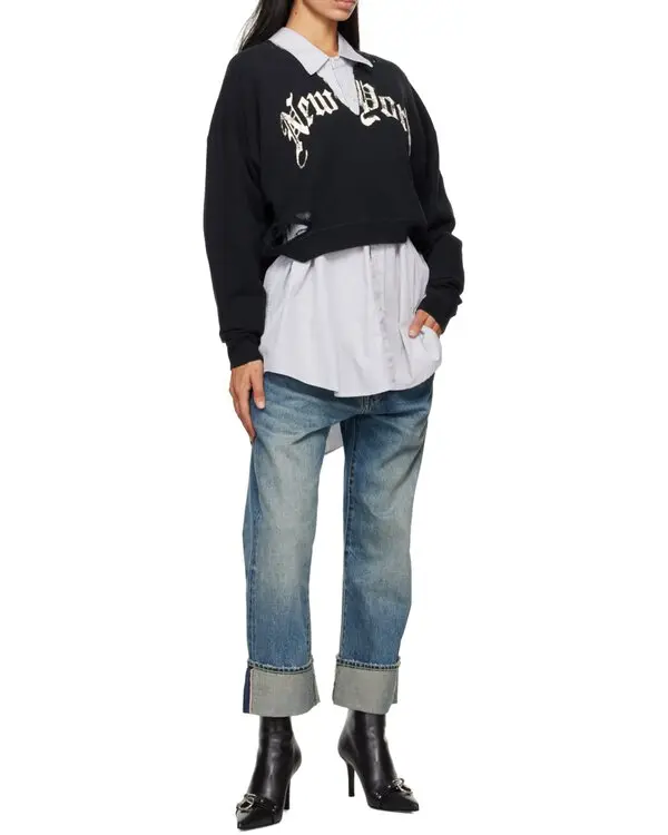 R13 Belt-loop Jeans - Gray