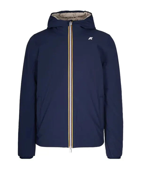 K-WAY Reversible Cropped Logo Jacket