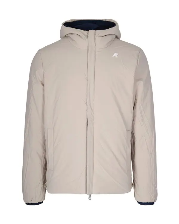 K-WAY Reversible Cropped Logo Jacket