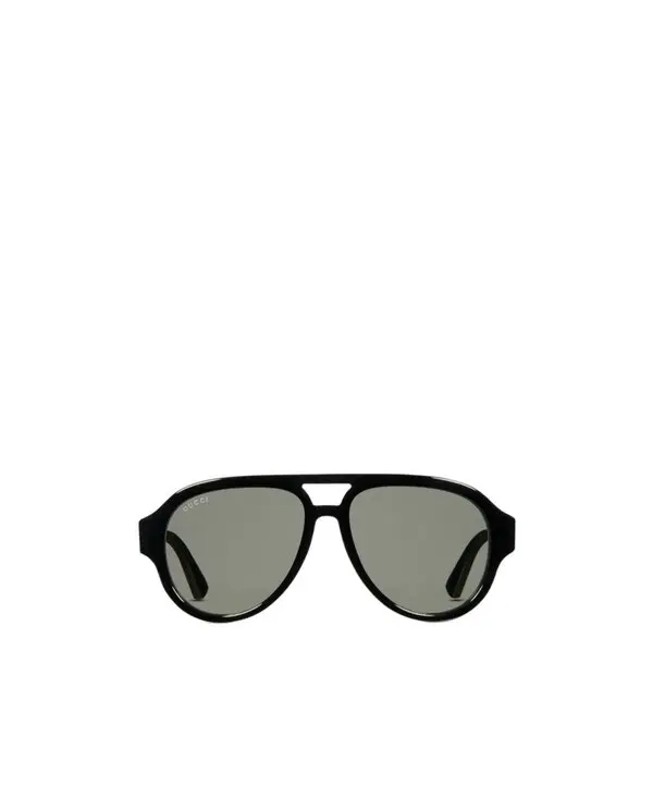Gucci Pilot Frame Sunglasses - Black
