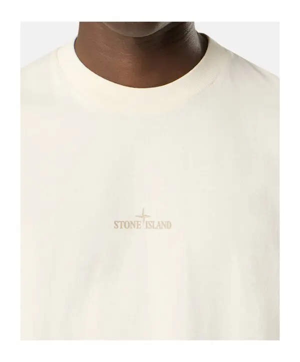 Stone Island Compass Printed Crewneck T-shirt