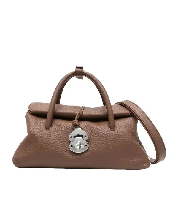 ZANELLATO Logo Shoulder Bag - Brown