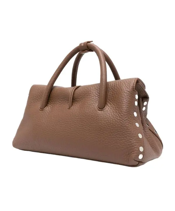 ZANELLATO Logo Shoulder Bag - Brown