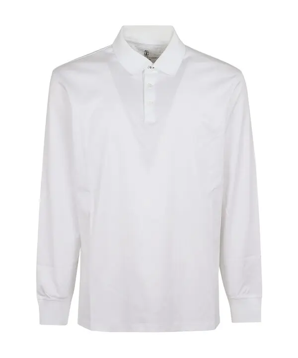 Brunello Cucinelli Long-sleeved Polo Shirt - No