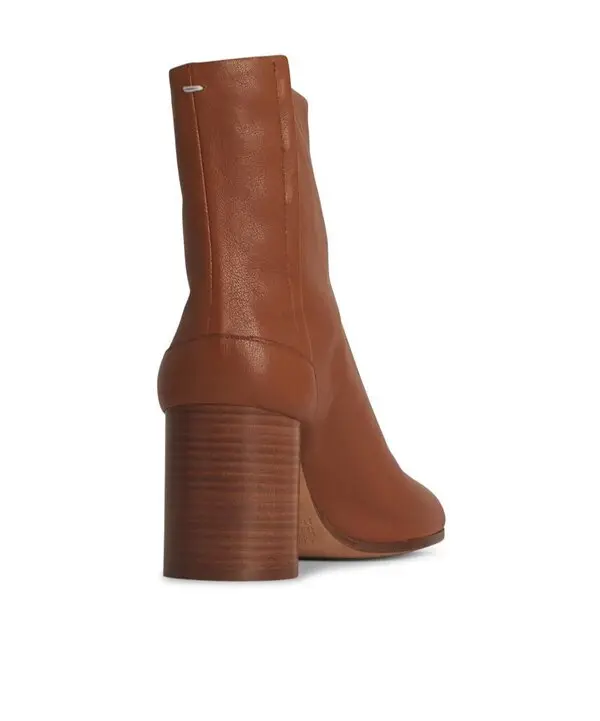 MAISON MARGIELA Tabi Ankle Boots With Cap Toe - Brown