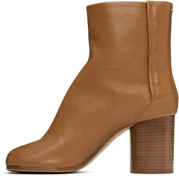 MAISON MARGIELA Tabi Ankle Boots With Cap Toe - Brown