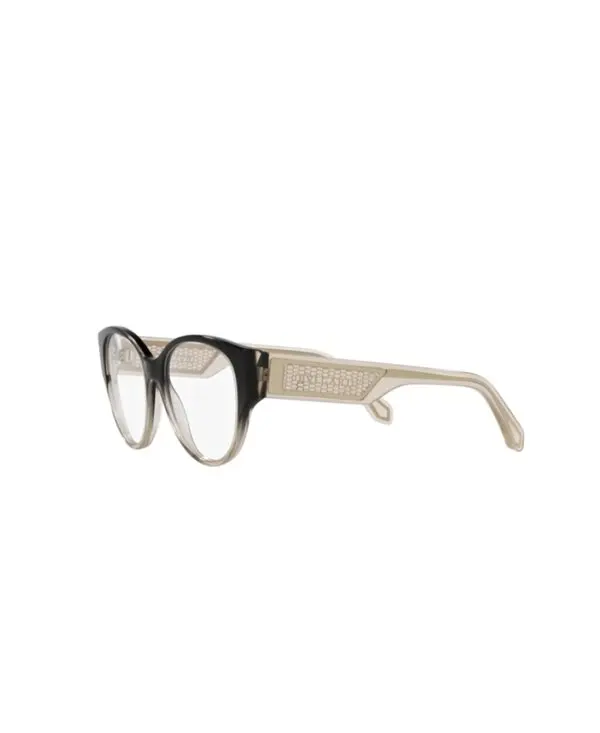 BVLGARI Geometric Frame Eyeglasses