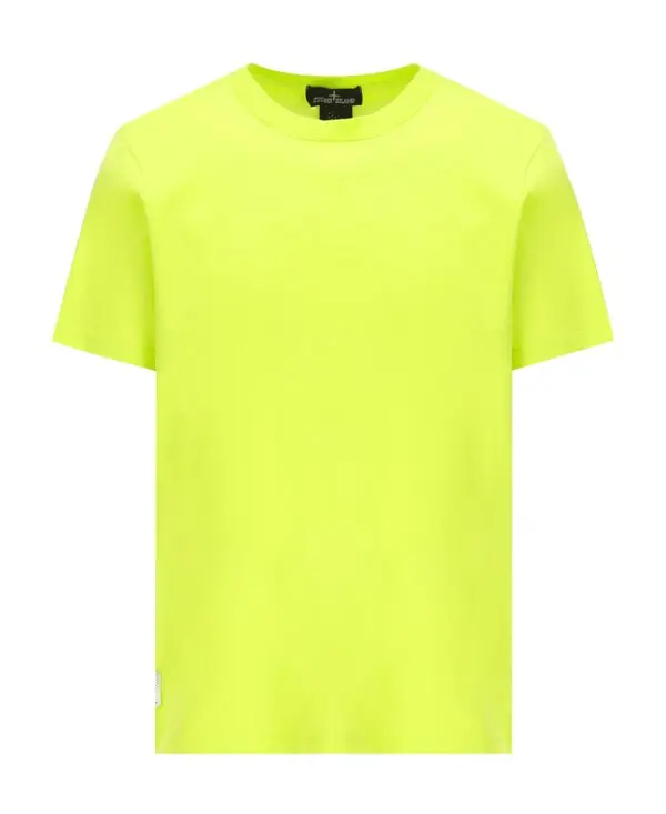 Stone Island Short-sleeved Crewneck T-shirt - Yellow