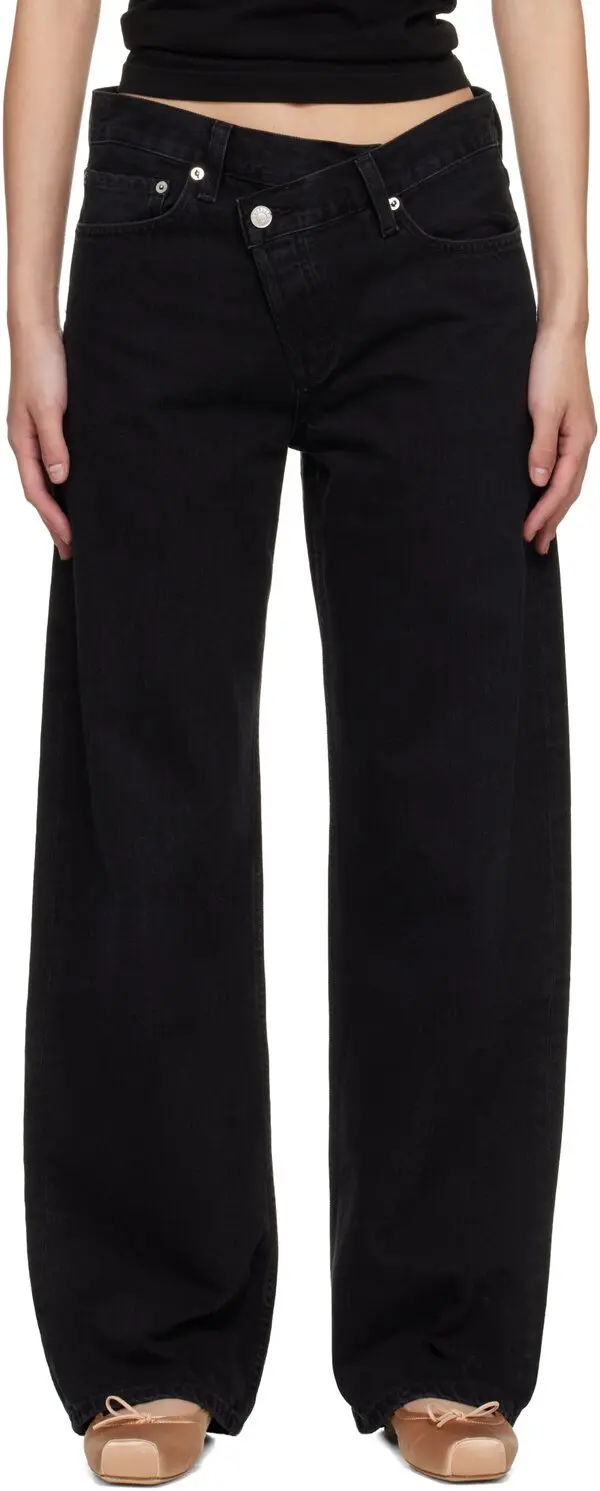 AGOLDE Arc Criss Cross Curved Leg Jeans