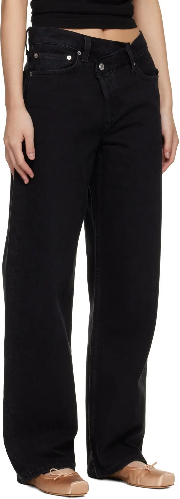 AGOLDE Arc Criss Cross Curved Leg Jeans