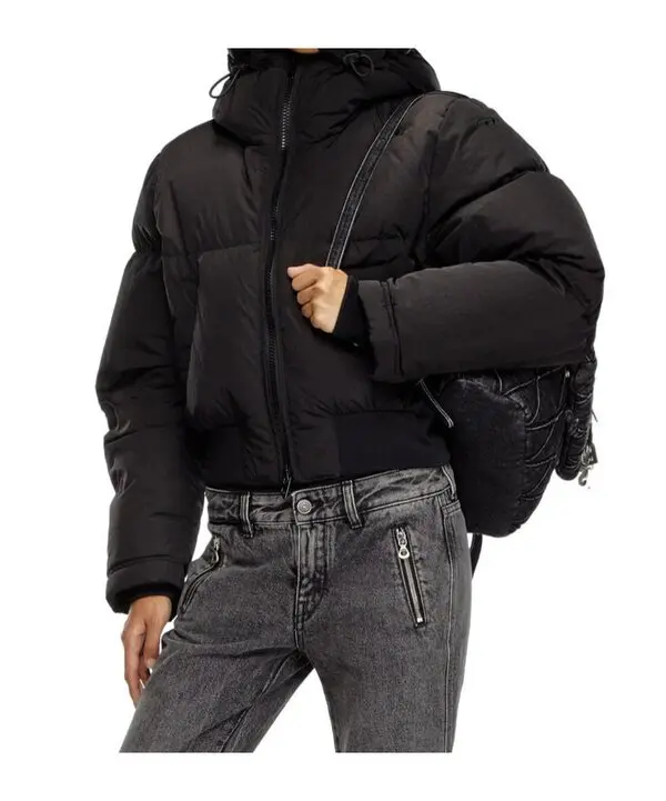 DIESEL® W-peyt Puffer Jacket - Black