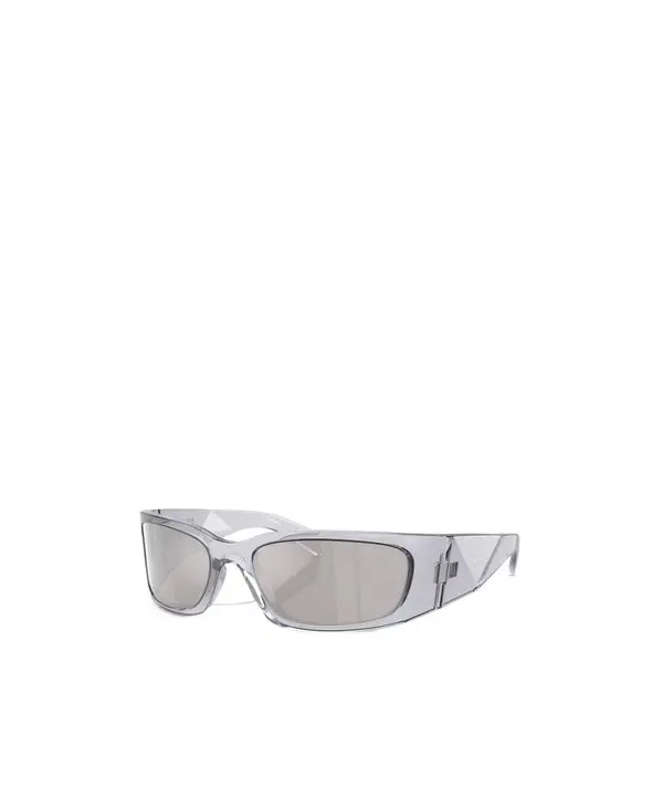 Prada Butterfly Frame Sunglasses - Clear Gray/light Gray Mirror Silver