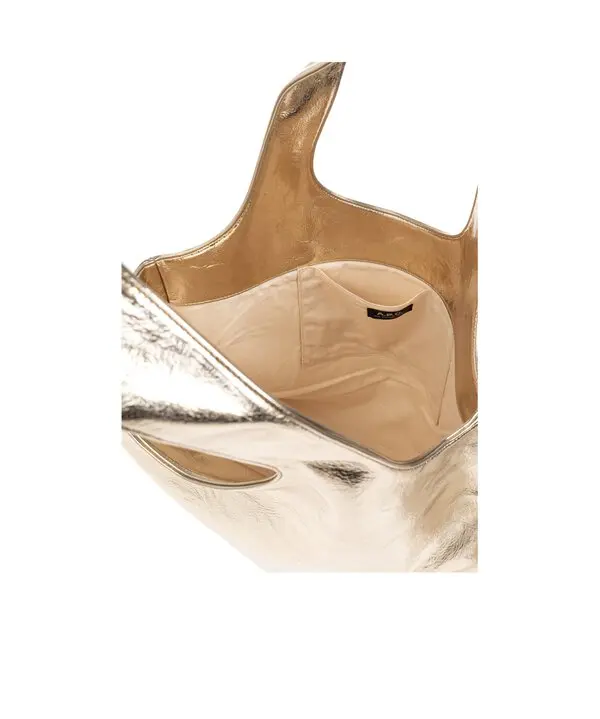 A.p.c. Ninon Logo Shopper Bag - Gold