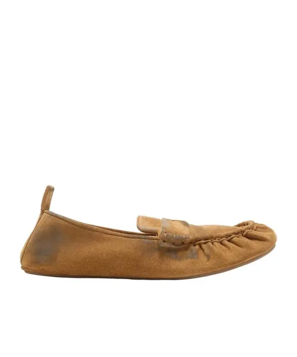 Acne Studios Contrast-panelled Loafers - Brown