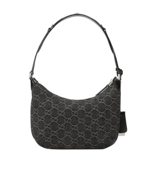 Gucci Monogrammed Denim Shoulder Bag