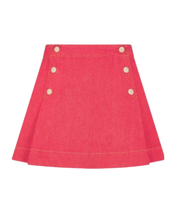 Dior A-line Buttoned Skirt