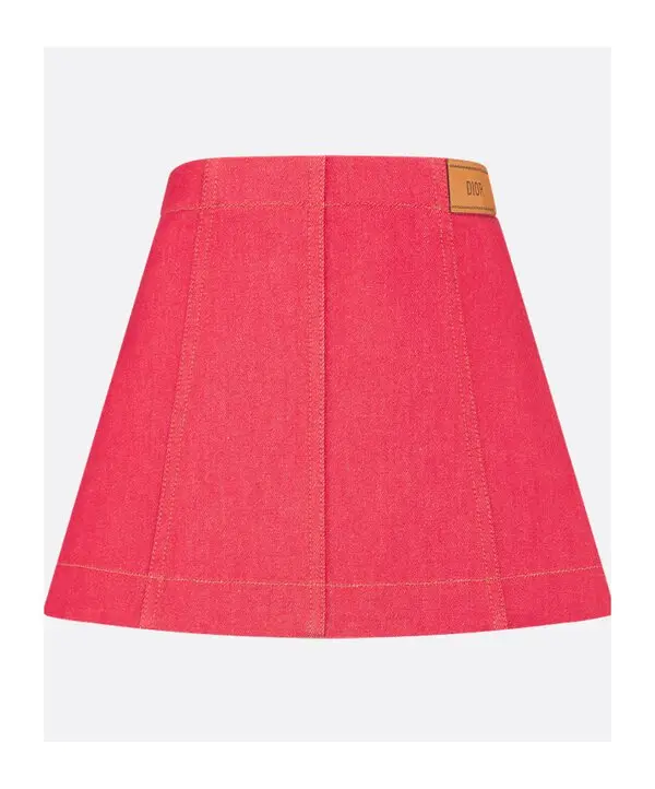 Dior A-line Buttoned Skirt
