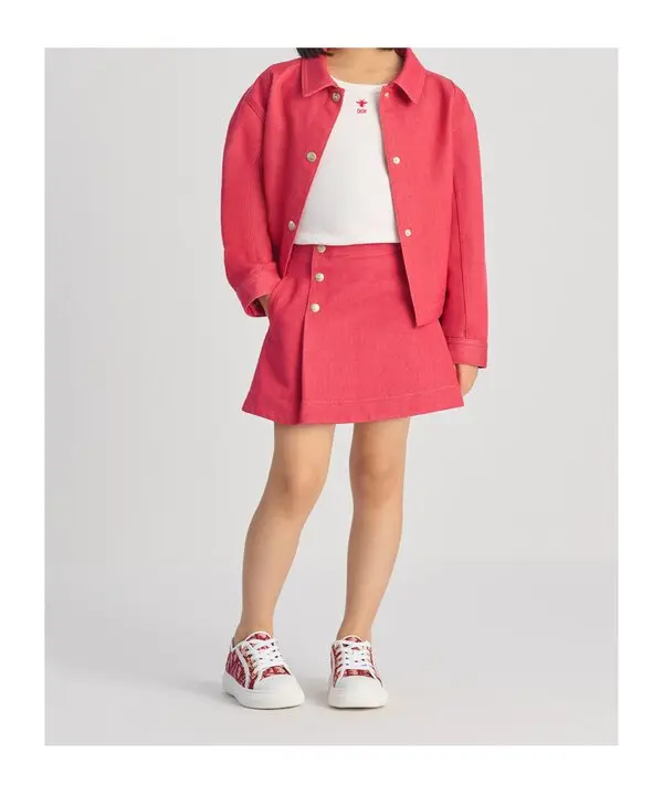 Dior A-line Buttoned Skirt
