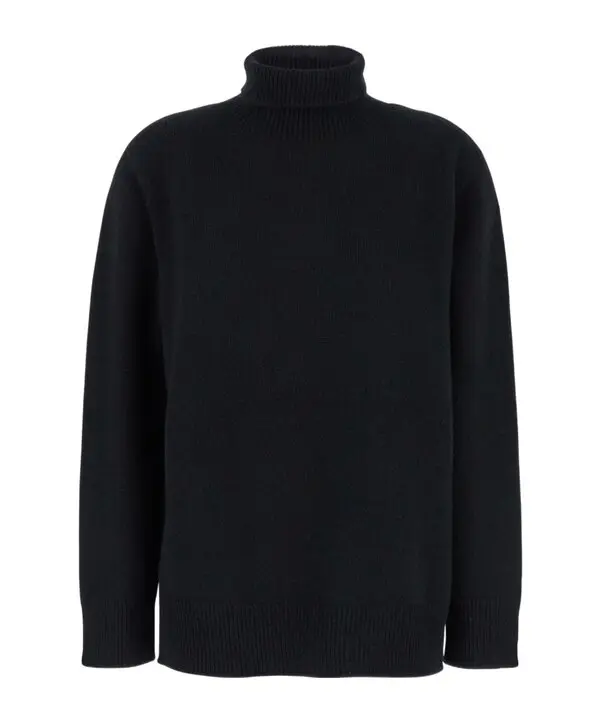 THE ROW Hepny Turtleneck Knitted Jumper - Black