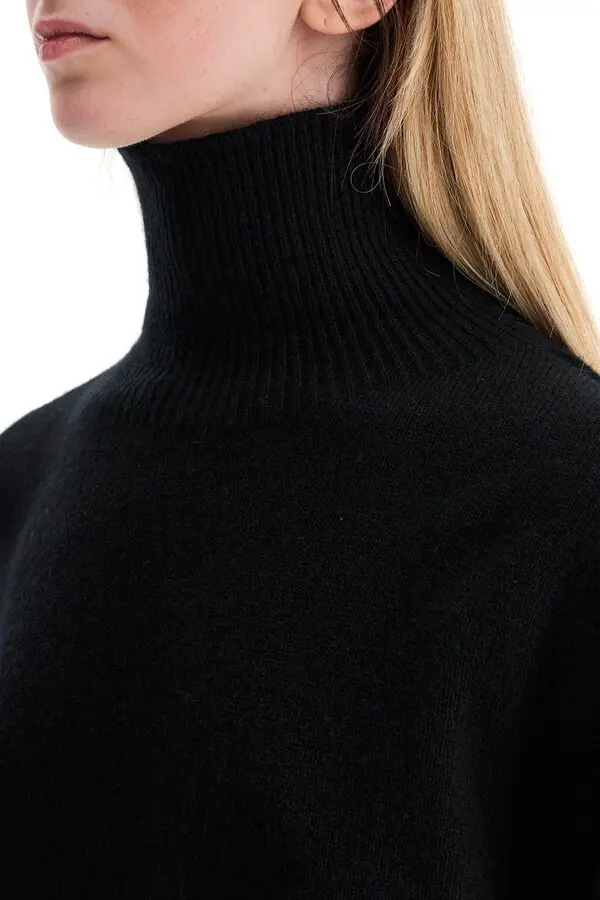 THE ROW Hepny Turtleneck Knitted Jumper - Black